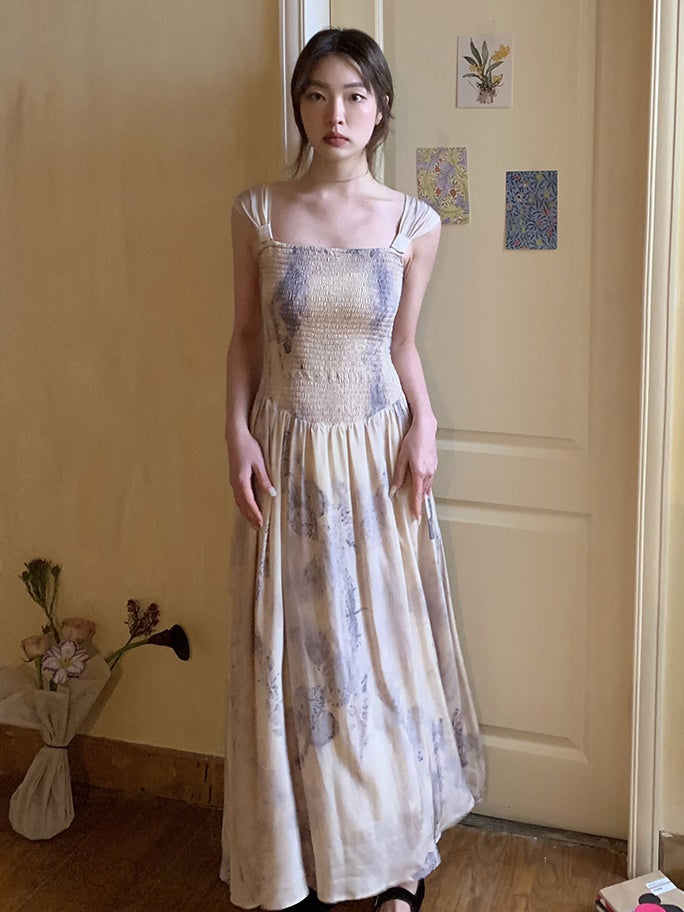 Ink Painting Gather Suspender ONE-PIECE – ARCANA ARCHIVE