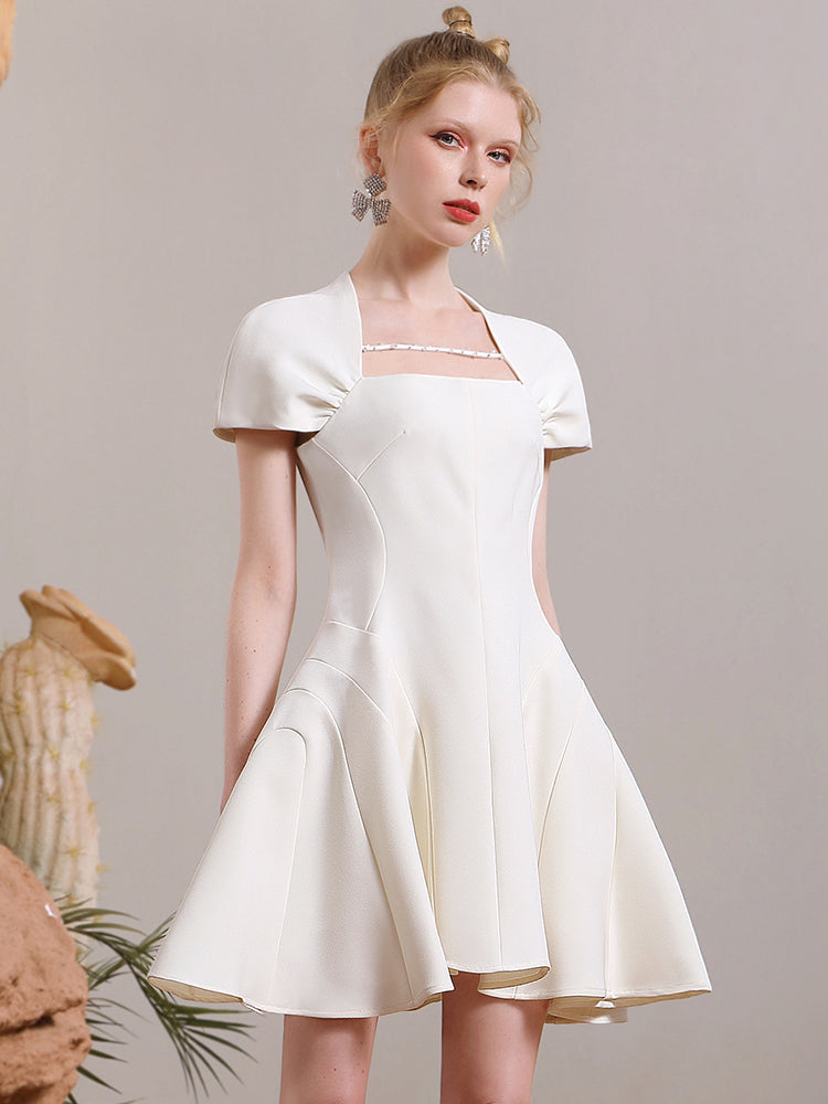 Princess Flare Plain Chic One-piece – ARCANA ARCHIVE