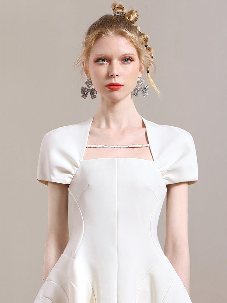 Princess Flare Plain Chic One-piece – ARCANA ARCHIVE