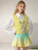 Gradation Nichi Knit Flare Unique Blosue＆Vest＆Short-Pants – ARCANA ARCHIVE