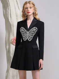 Bijou Butterfly Flare Classy One-Piece – ARCANA ARCHIVE
