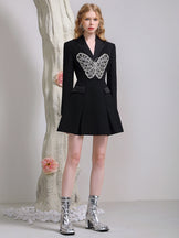 Bijou Butterfly Flare Classy One-Piece – ARCANA ARCHIVE