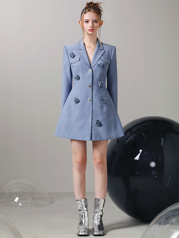 Rose 3D Flare Simple Classy Outer-One-Piece – ARCANA ARCHIVE