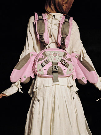 Wing Retro Angel Leather Backpack – ARCANA ARCHIVE