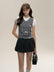 Knit V-Neck Ribbon Metal Nichi Button Vest – ARCANA ARCHIVE