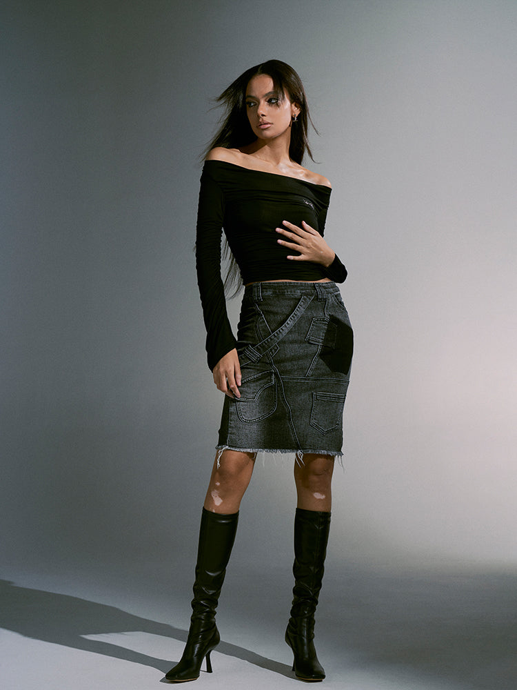 Sheer Dragon Sexy Slim Cutsew – ARCANA ARCHIVE