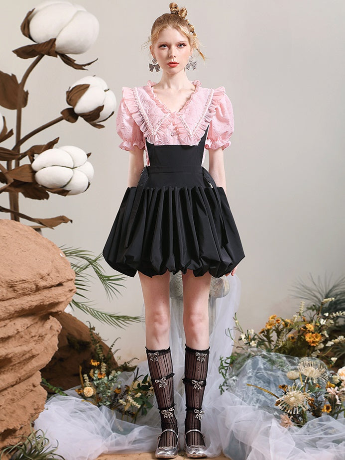 Balloon Mini Cute Skirt One-piece – ARCANA ARCHIVE