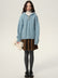 Retro Hoodie Natural Simple Oversize Cable-Knit – ARCANA ARCHIVE