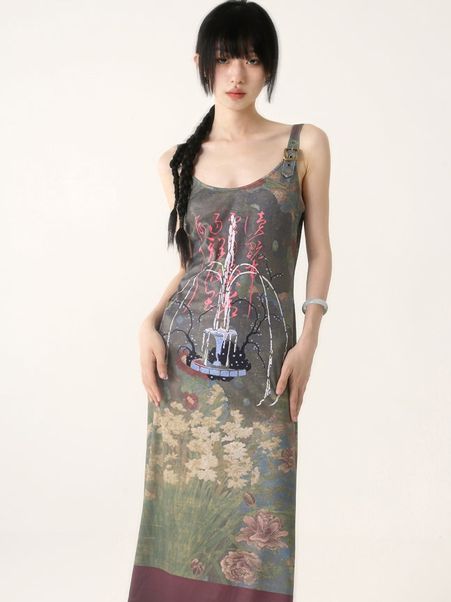 Retro Nichi Japanese Camisole One-Piece – ARCANA ARCHIVE