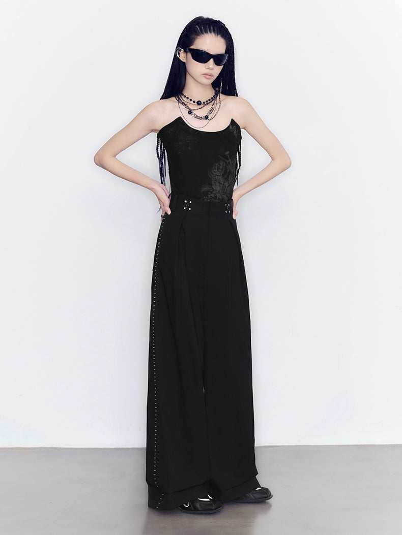 Embroidery Classy Tube-Top Bare-Tops – ARCANA ARCHIVE