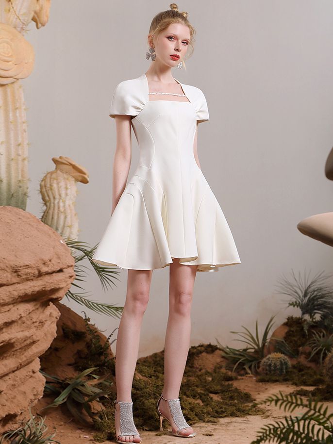 Princess Flare Plain Chic One-piece – ARCANA ARCHIVE