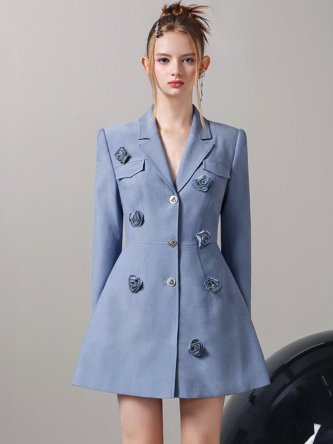 Rose 3D Flare Simple Classy Outer-One-Piece – ARCANA ARCHIVE