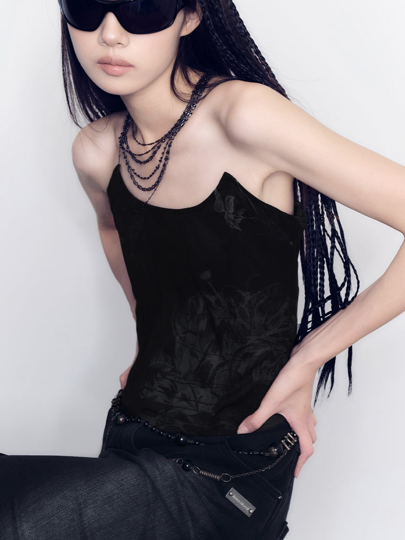 Embroidery Classy Tube-Top Bare-Tops – ARCANA ARCHIVE