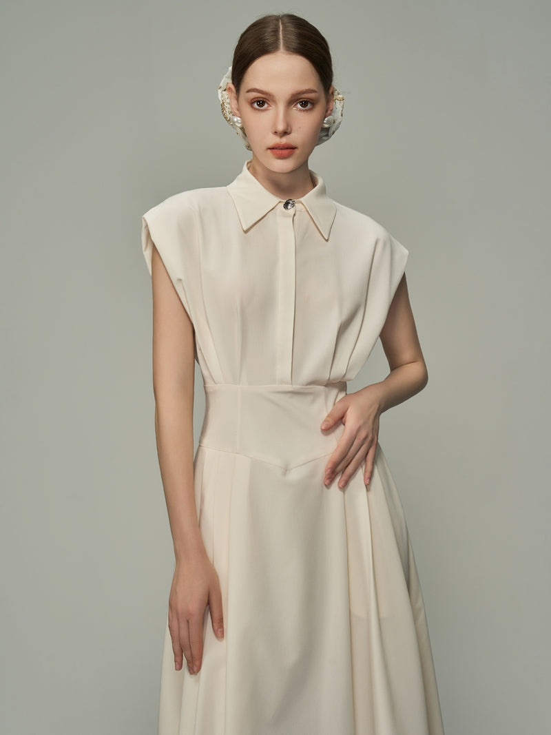 Formal Flare Classy Plain Long-One-Piece – ARCANA ARCHIVE