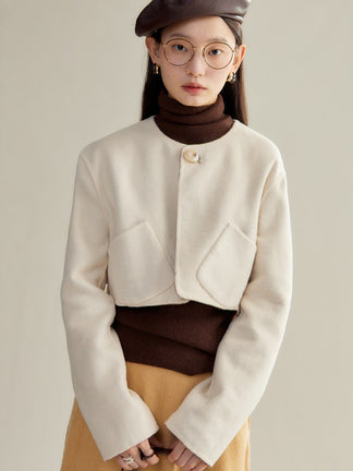Reversible Double-sided Short Jacket – ARCANA ARCHIVE
