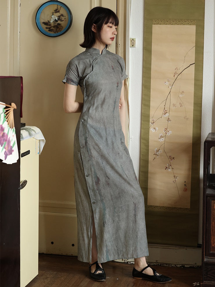Chinese Style Chic Slit Dress – ARCANA ARCHIVE