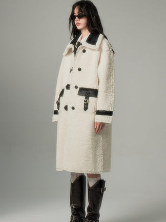 BoA & Leather reversible Coat – ARCANA ARCHIVE