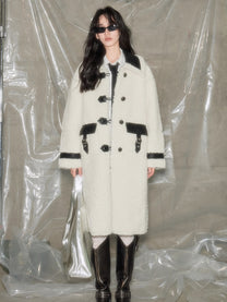 BoA & Leather reversible Coat – ARCANA ARCHIVE