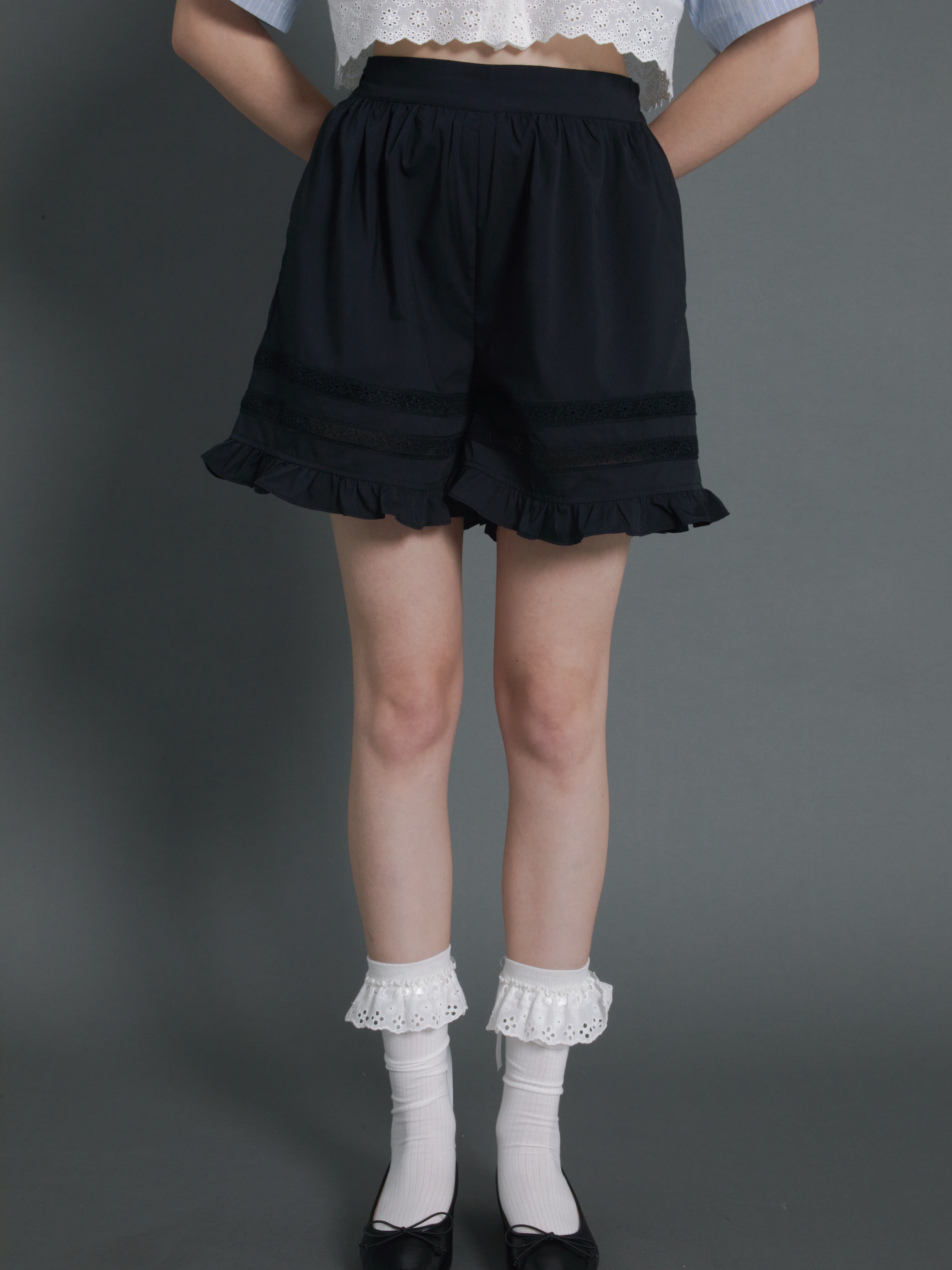 Lace Stitch Ruffle Drawers Pants – ARCANA ARCHIVE