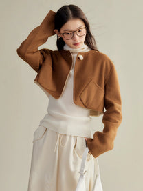Reversible Double-sided Short Jacket – ARCANA ARCHIVE