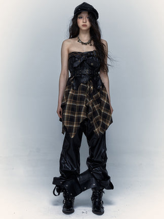 2Way Punk Patchwork Dress & Skirt – ARCANA ARCHIVE