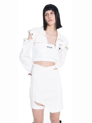 Nichi Jacket Tube-top Skirt - NORTH NODE – ARCANA ARCHIVE