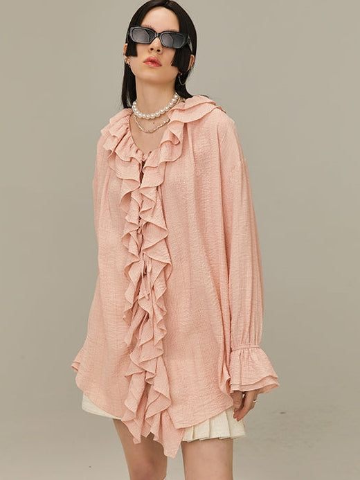 Multi-Layered Ruffled Shirt - DIDDI MODA – ARCANA ARCHIVE