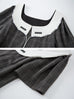 Girly Checked College PLEATS FLARE ONE-PIECE – ARCANA ARCHIVE