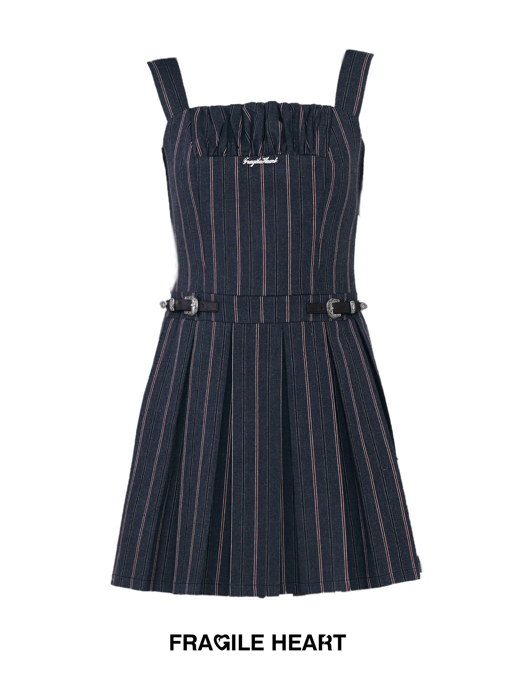 Stripe Flare Box-PLEATS CASUAL ONE-PIECE – ARCANA ARCHIVE