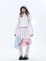 Fancy Arm-Cover Lace Girly Retro BLOUSE – ARCANA ARCHIVE