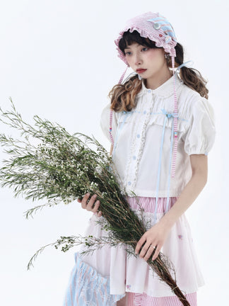 Fancy Arm-Cover Lace Girly Retro BLOUSE – ARCANA ARCHIVE