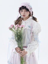 Fancy Arm-Cover Lace Girly Retro BLOUSE – ARCANA ARCHIVE