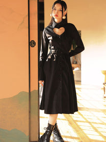 Heart-Cut Flare Belt Sexy Shirt-ONE-PIECE-CHARMMY CHARMAY – ARCANA ARCHIVE