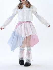 Fancy Arm-Cover Lace Girly Retro BLOUSE – ARCANA ARCHIVE