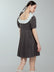 Girly Checked College PLEATS FLARE ONE-PIECE – ARCANA ARCHIVE