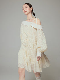 Asymmetric Loose Checkerboard One-Piece – ARCANA ARCHIVE