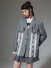 Ruffle Design Suit Jacket - DIDDI MODA – ARCANA ARCHIVE