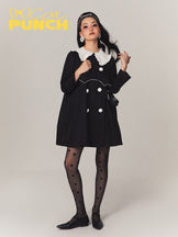 Stitch Monotone Retro Jacket - Cat Punch – ARCANA ARCHIVE